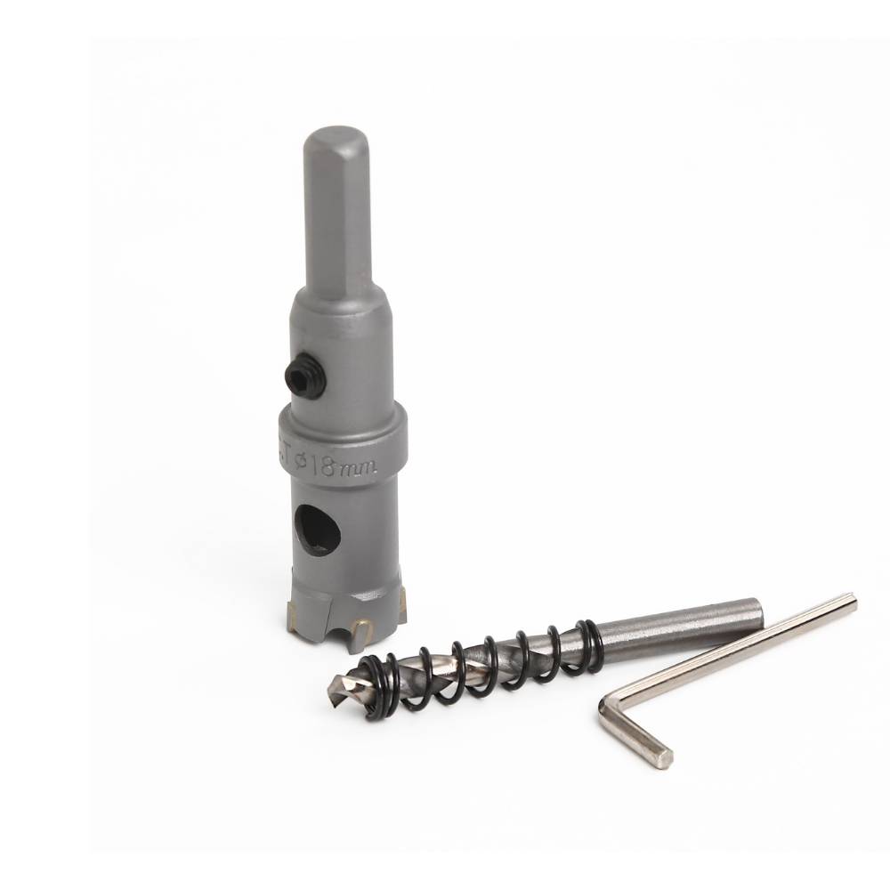 VTOOLS 18mm TCT Hole Saw Cutter with Pilot Drill Bit and Allen Wrench