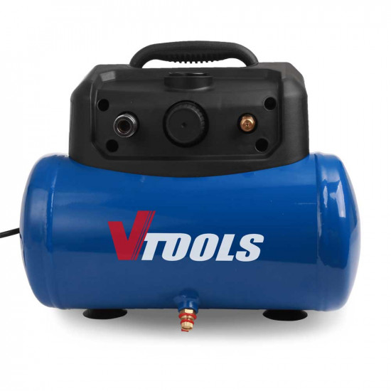 VTOOLS - Buy 6 Liter Portable Air Compressor with 1.5 HP Motor Online ...
