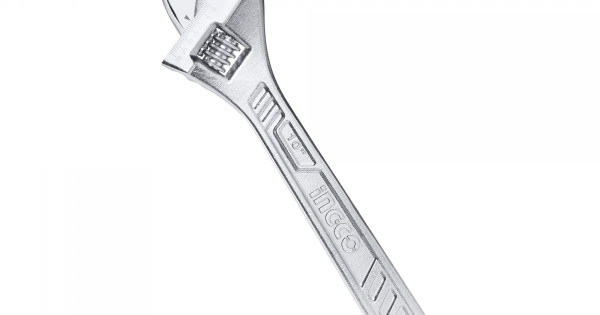 INGCO 10 Inch Adjustable Wrench, Extra Wide Jaw Opening, Shifter ...