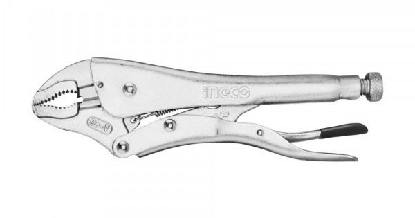 Buy INGCO 10 Inch Locking Plier with Curved Jaw, Cr-V Material