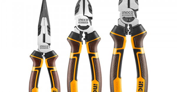 INGCO 3-Piece High Leverage Pliers Tool Set