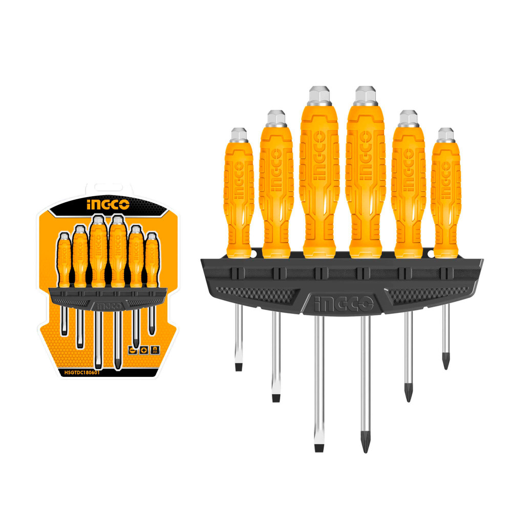 6 PCS Professional Go Through Screwdriver Set