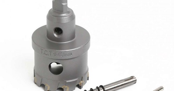 VTOOLS 40mm TCT Hole Saw Cutter with Pilot Drill Bit and Allen Wrench