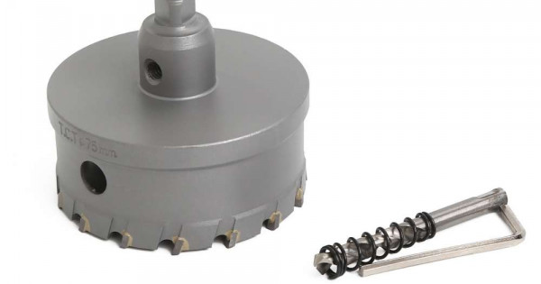 VTOOLS 75mm TCT Hole Saw Cutter with Pilot Drill Bit and Allen Wrench