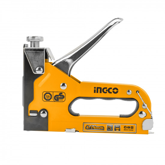 INGCO 3-in-1 Heavy Duty Stapler Gun with 4000 Staples for Wood, Crafts ...