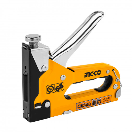 INGCO 3-in-1 Heavy Duty Stapler Gun with 4000 Staples for Wood, Crafts ...