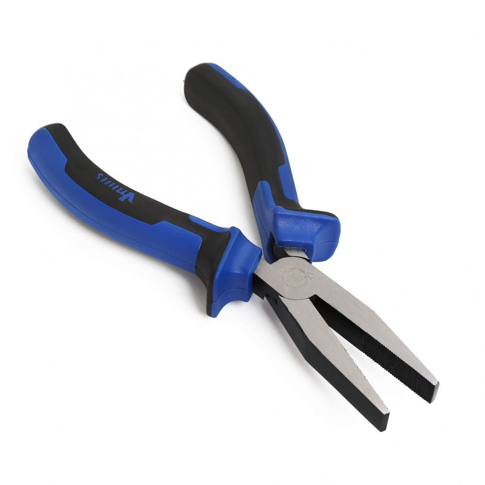 VTOOLS 6 Inch Long Flat Nose Plier with Anti-Slip Handles