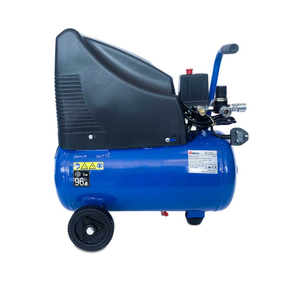 VTOOLS Portable 24 Liter Air Compressor For All Size Tires