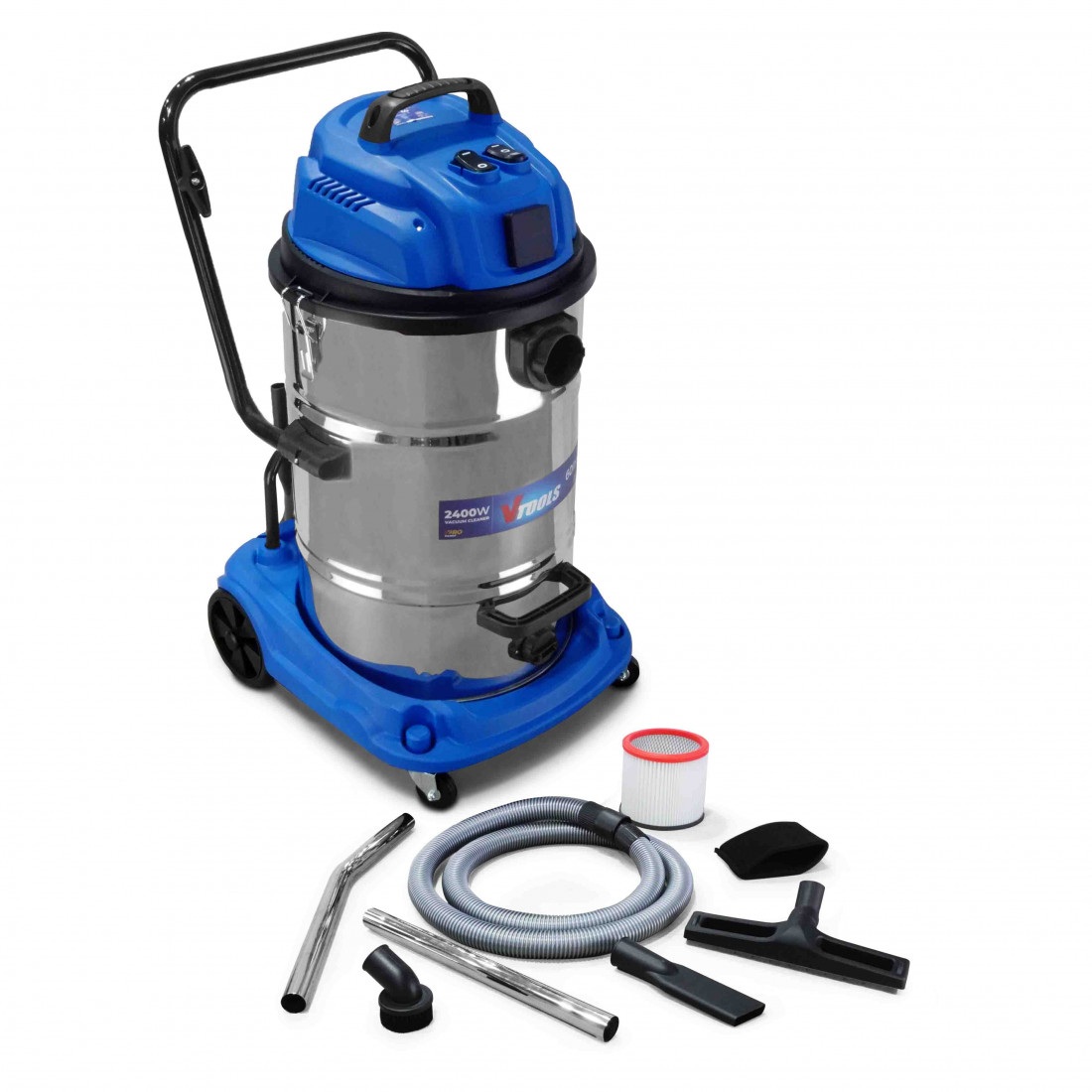 VTOOLS 60L Professional Wet and Dry Vacuum Cleaner | Shop Now