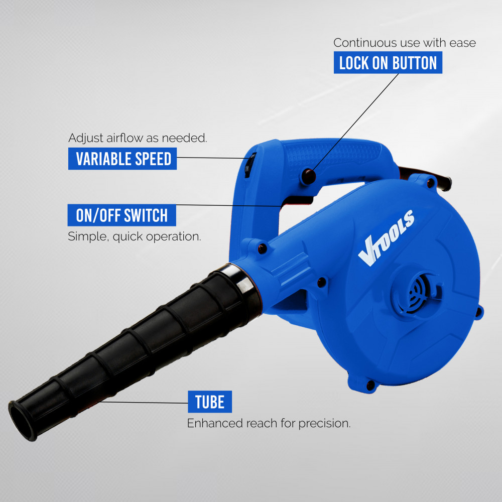 VTOOLS 600 Watt 16,000 RPM Electric Blower