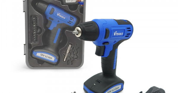 VTOOLS 12V Cordless Drill Driver, 16NM Torque
