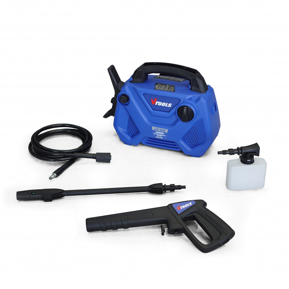 Vtools 120Bar High-Performance Pressure Washer for Efficient Cleaning