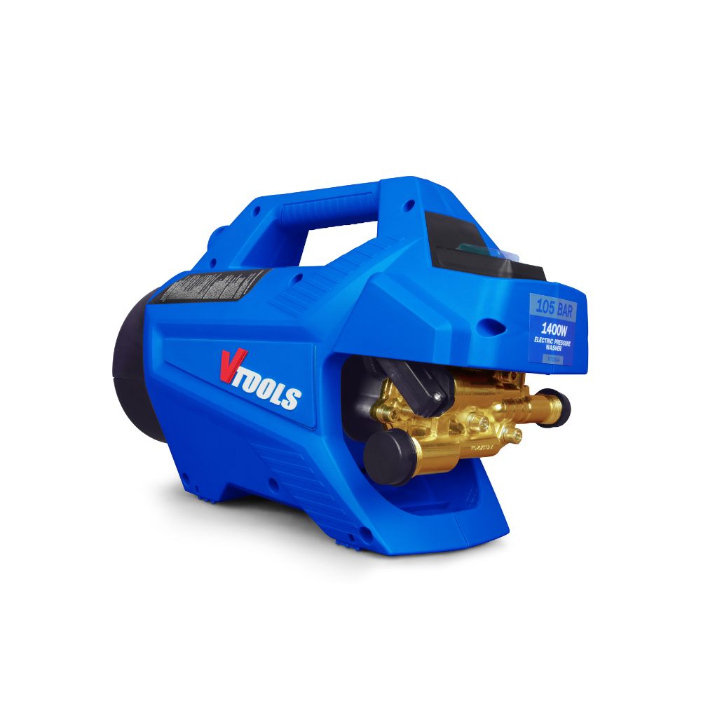 VTOOLS 105 Bar, 1400W Compact Electric Induction Pressure Washer | Buy ...