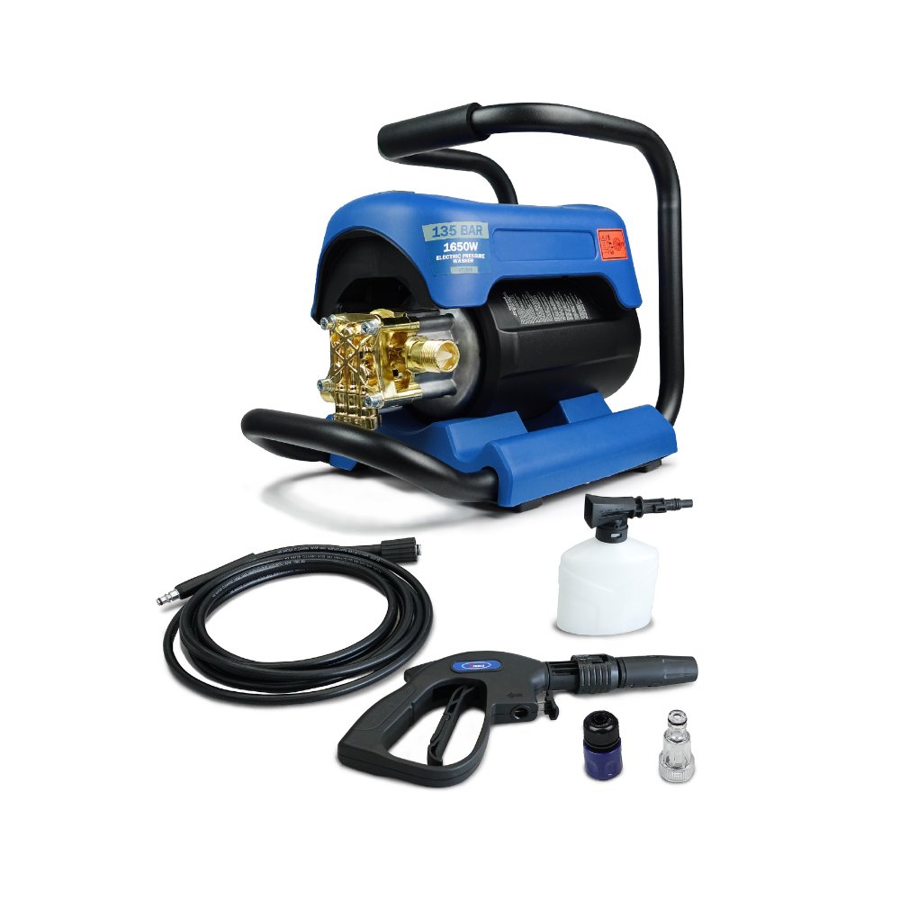 VTOOLS 135, 1650W Bar Electric Induction Pressure Washer with Soap ...