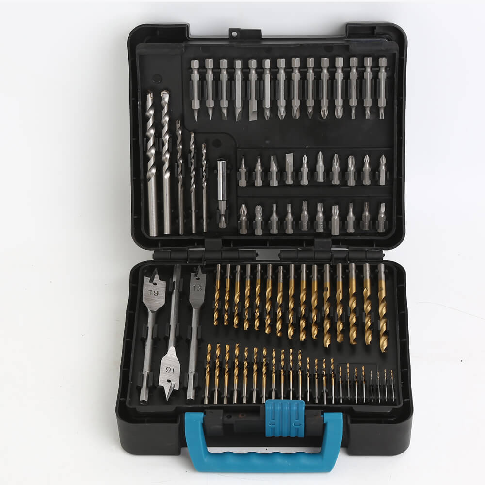 VTOOLS 204 Piece Drill Bit Set With HSS Bits and Storage Case
