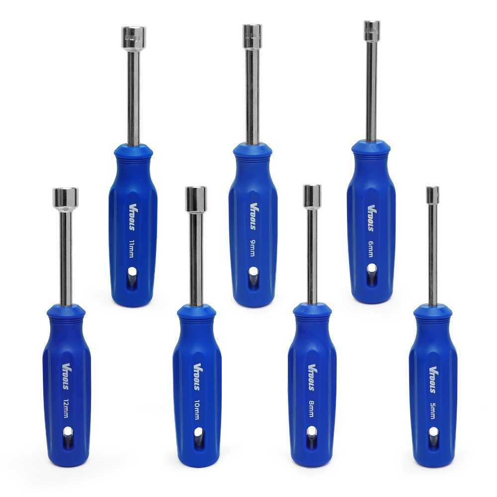 VTOOLS 7PCs Professional and High-Quality Nut Screwdriver