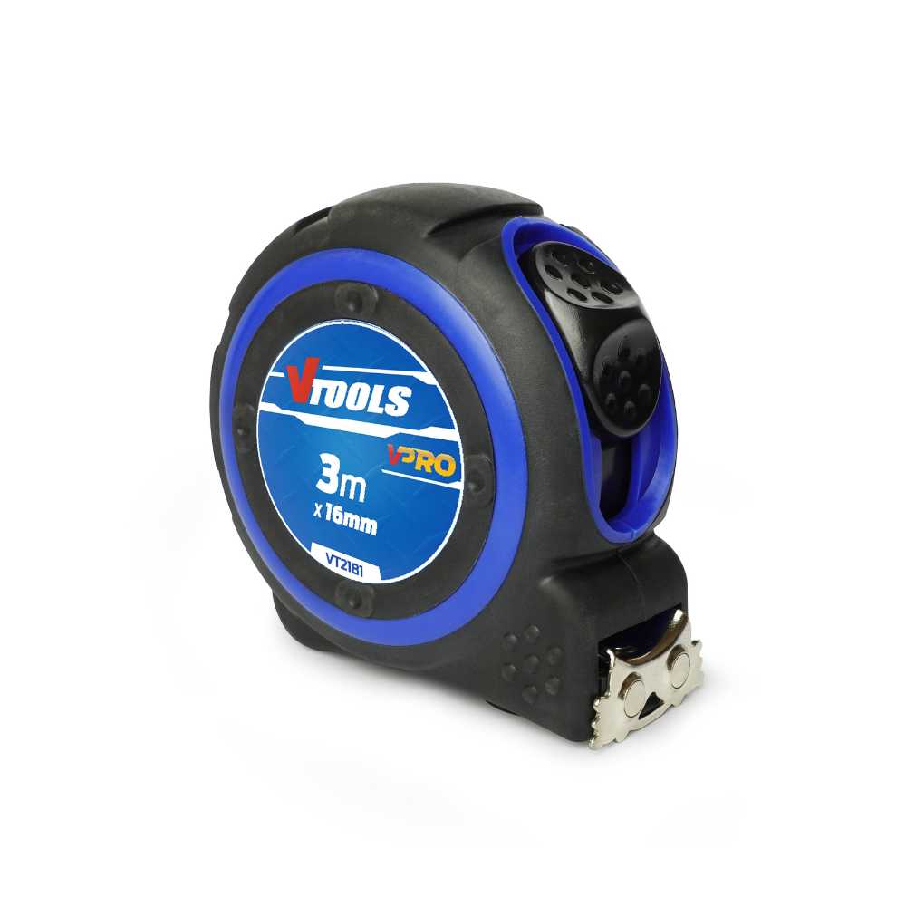 VTOOLS 3M-16MM Measuring Tape Measure With Auto Lock