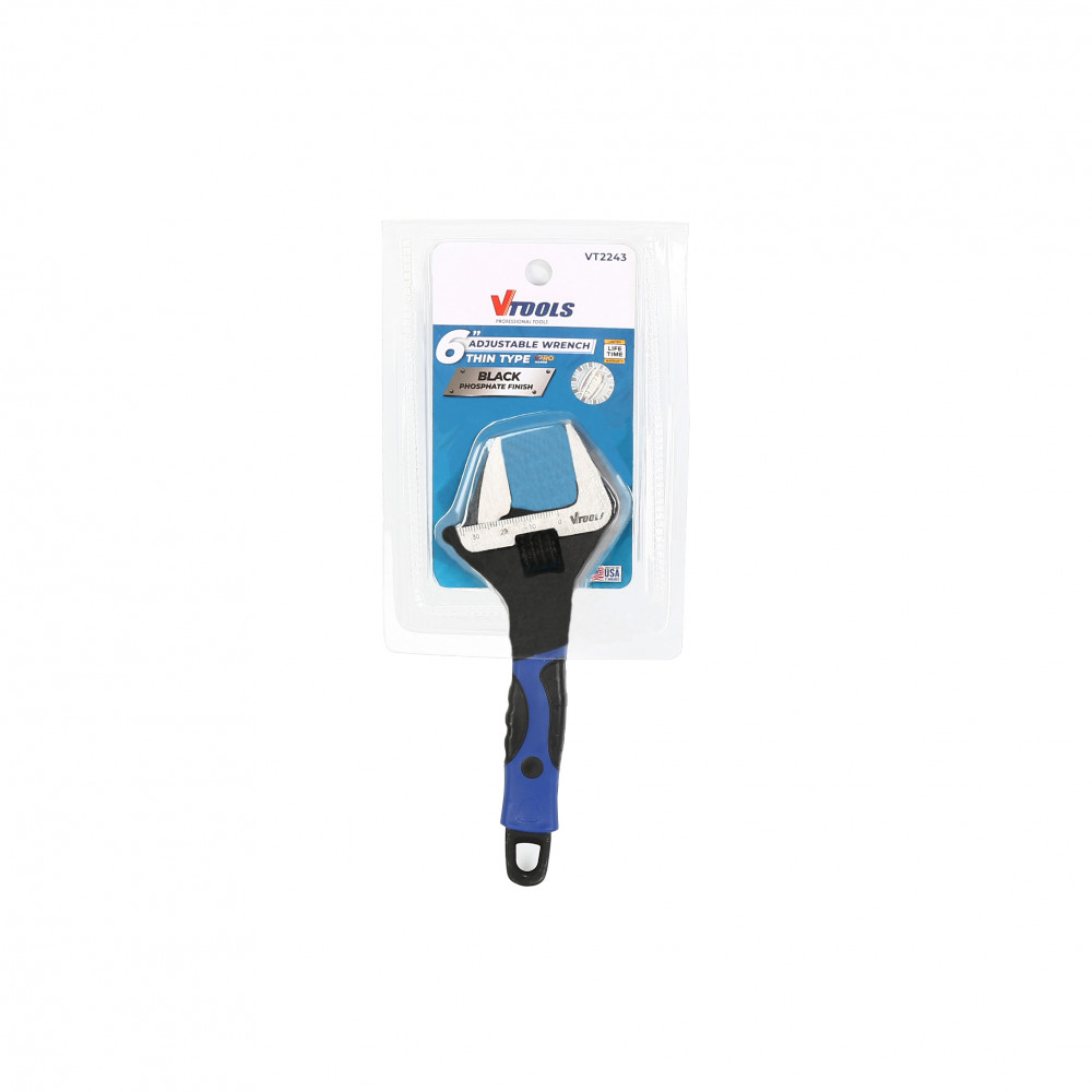 VTOOLS 6-Inch Adjustable Wrench