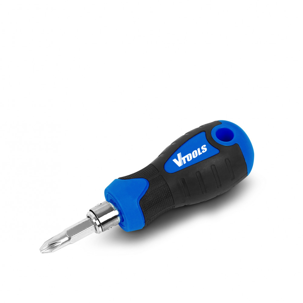 VTOOLS 2-in-1 Screwdriver Set with Durable CR-V Steel and Dual Bits