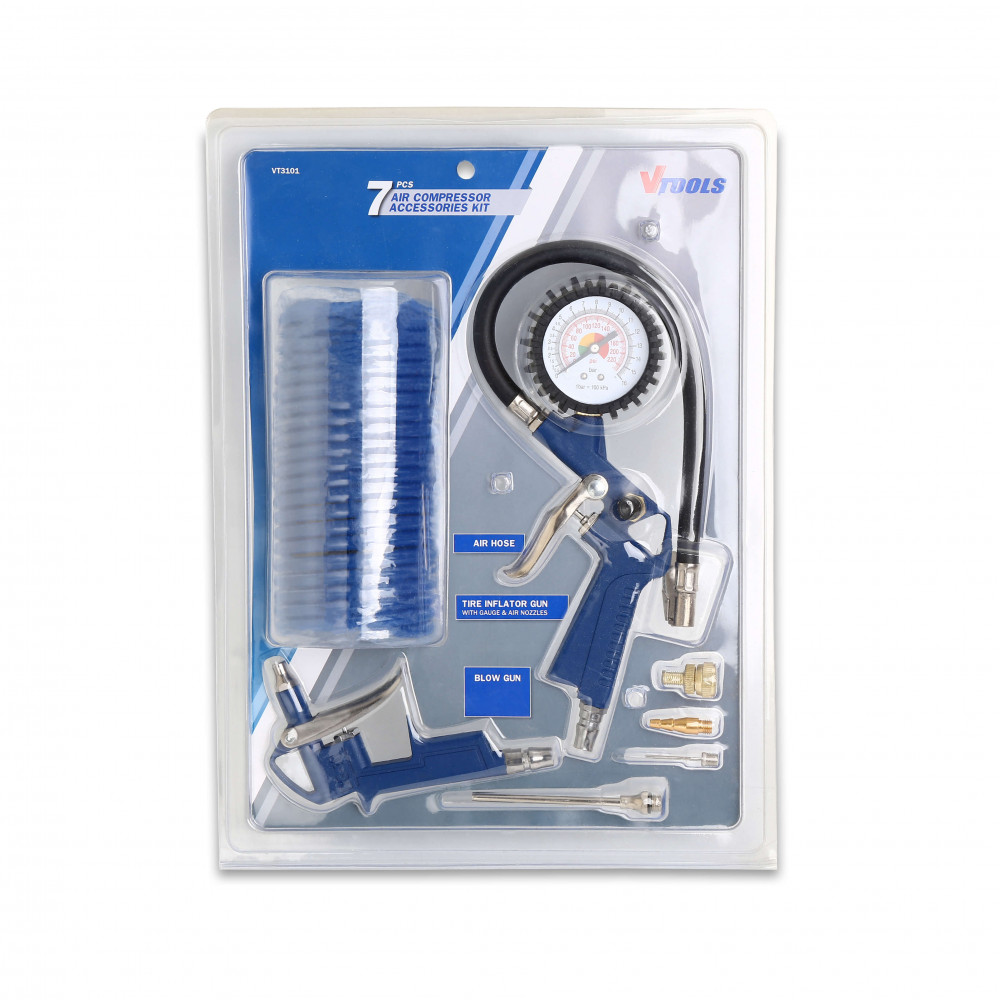 VTOOLS Buy Air Compressor Tool Kit with 7Pcs Online in Dubai