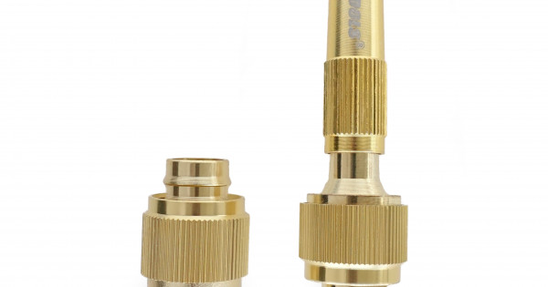 VTOOLS 2 PC Metal Gun Hose Set - High-Quality Brass Nozzles
