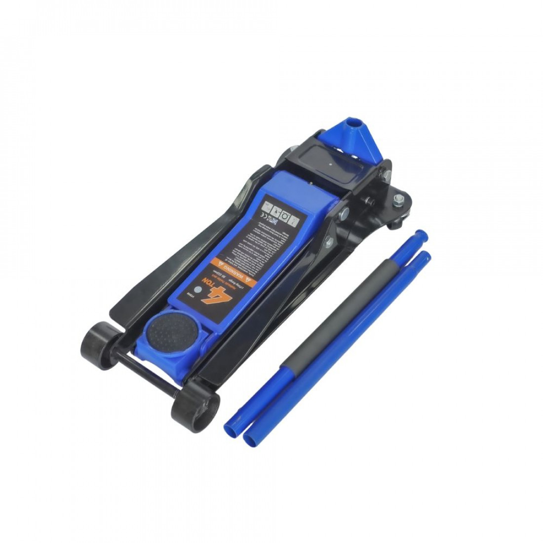 VTOOLS 4 Ton Hydraulic Trolley Floor Jack With Piston Pump