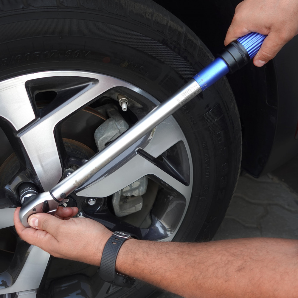 VTOOLS 1/2-inch Torque Wrench, High-Torque Adjustable, Aluminum Handle