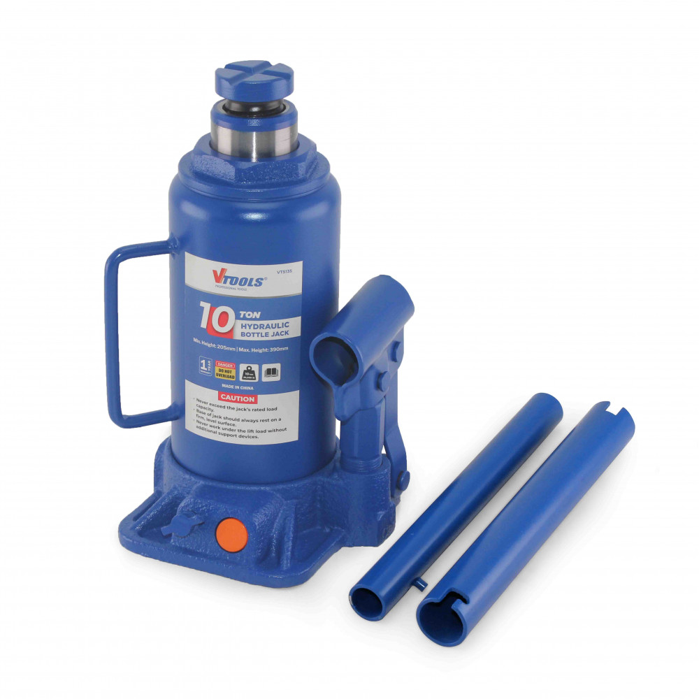 10-Ton Hydraulic Bottle Jack for Heavy-Duty Lifting
