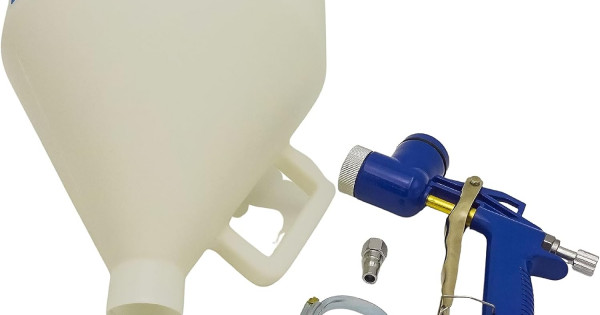 VTOOLS Air Texture Gun With 6L Hopper, Adjustable Spray Speed & Angle