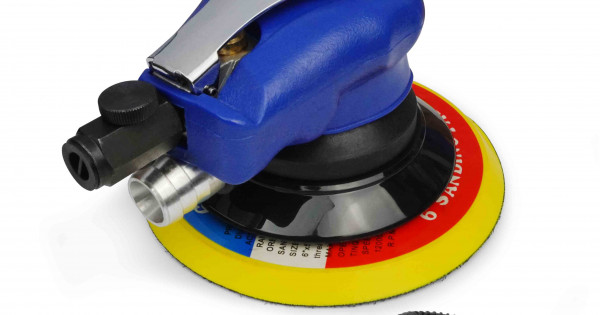 VTOOLS 6 Inch Air Sander - Powerful, Lightweight, 10,000 RPM