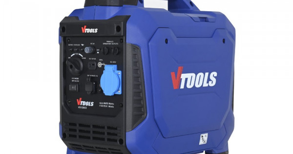 1100W Silent Portable Generator - Power Anywhere with VTOOLS