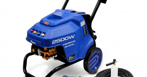 VTOOLS 180 Bar 2500W Electric Air Cooled Induction Pressure Washer